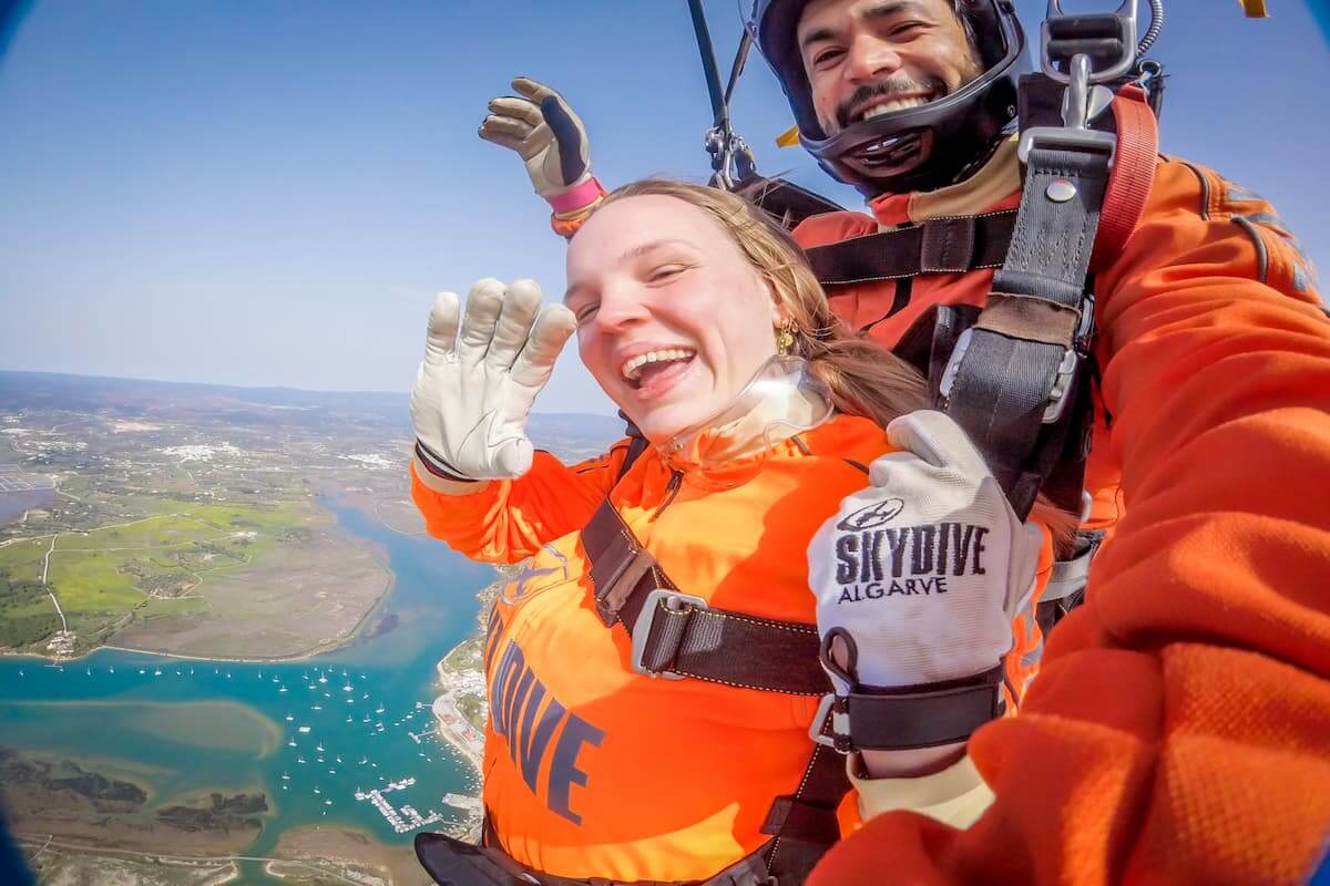 Skydiving In The Algarve With Our Expert Skydive Tandem Instructors
