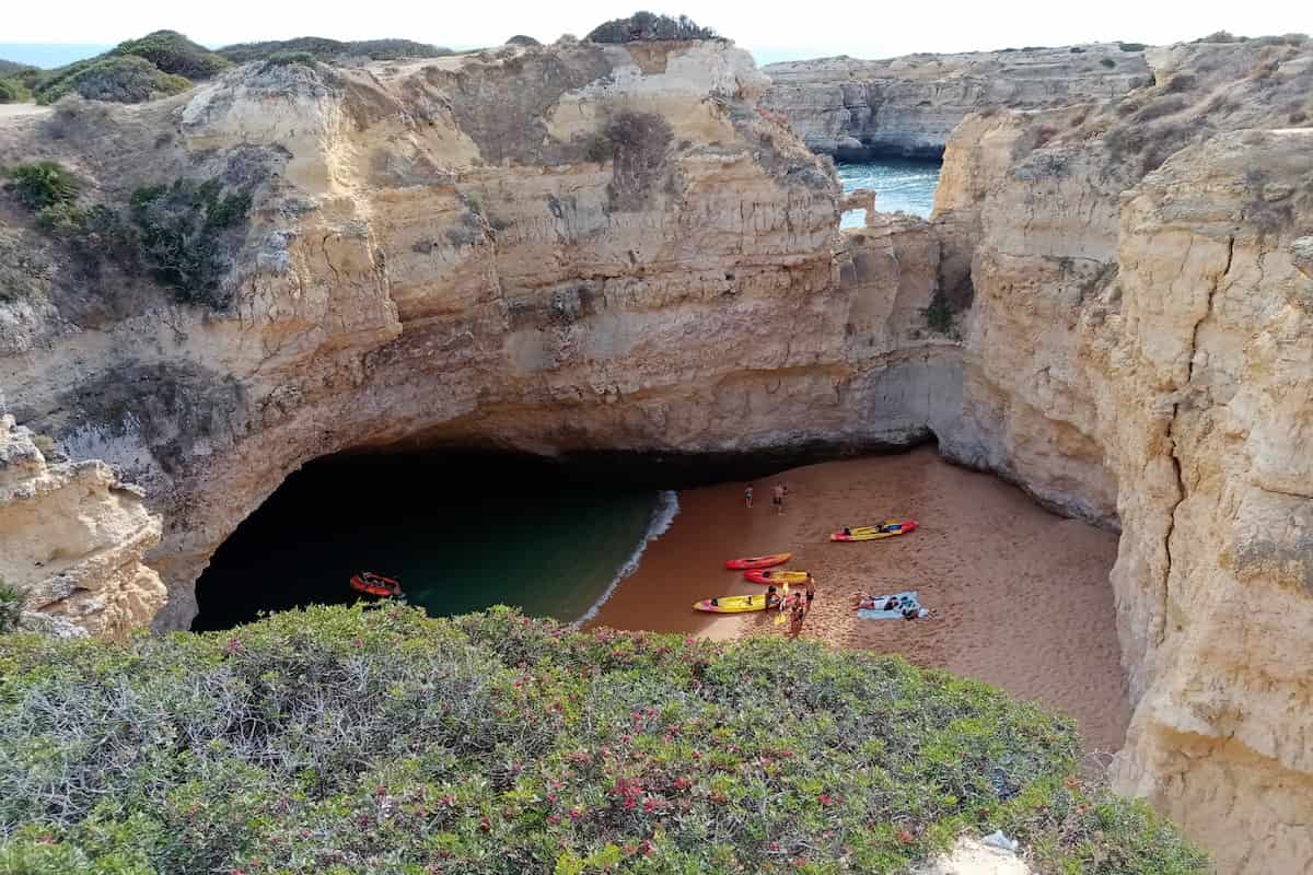 Albufeira 2 Hour Hidden Gems Kayaking Tour - Caves & Beaches