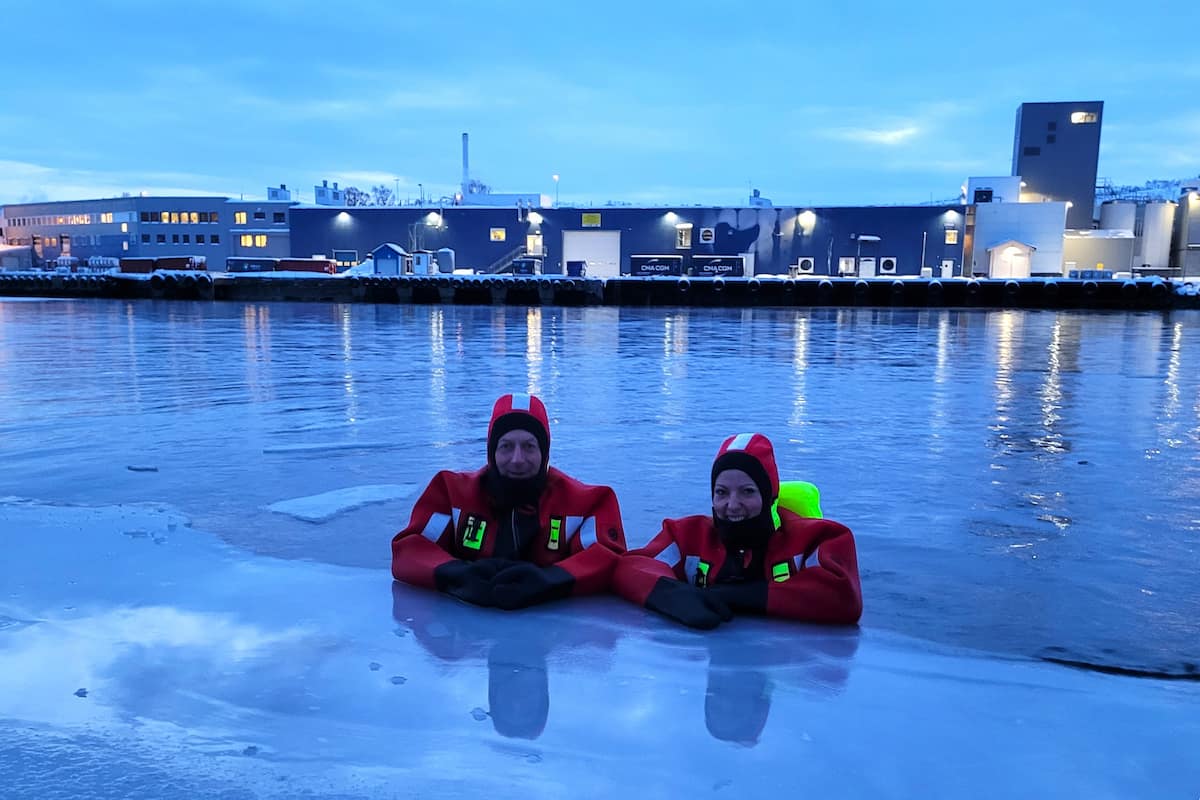 Tromso: Ice Floating in Warm Survival Suit | Arctic Floating