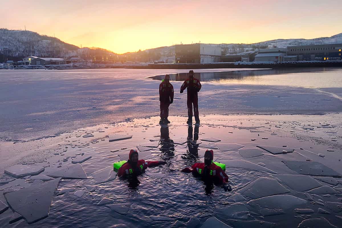 Tromso: Ice Floating in Warm Survival Suit | Arctic Floating