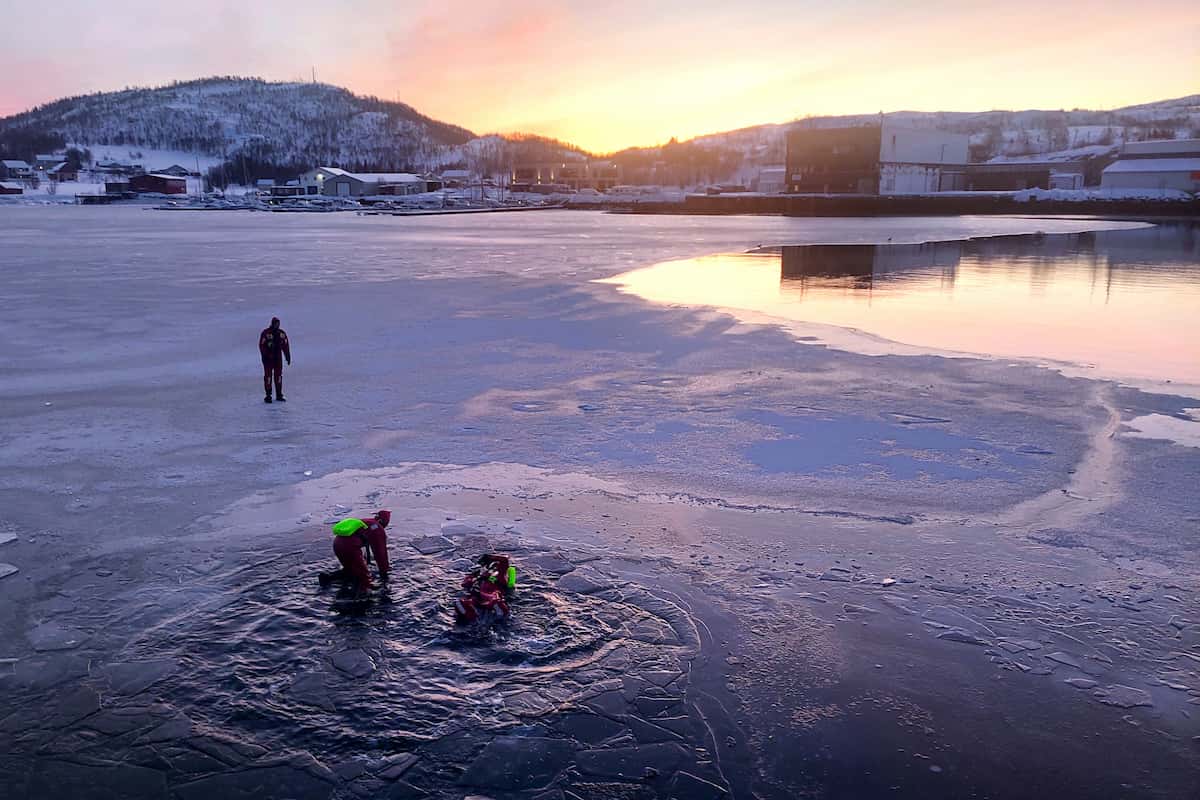 Tromso: Ice Floating in Warm Survival Suit | Arctic Floating