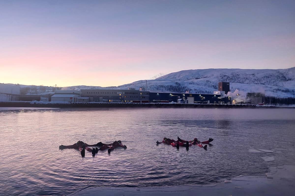 Tromso: Ice Floating in Warm Survival Suit | Arctic Floating