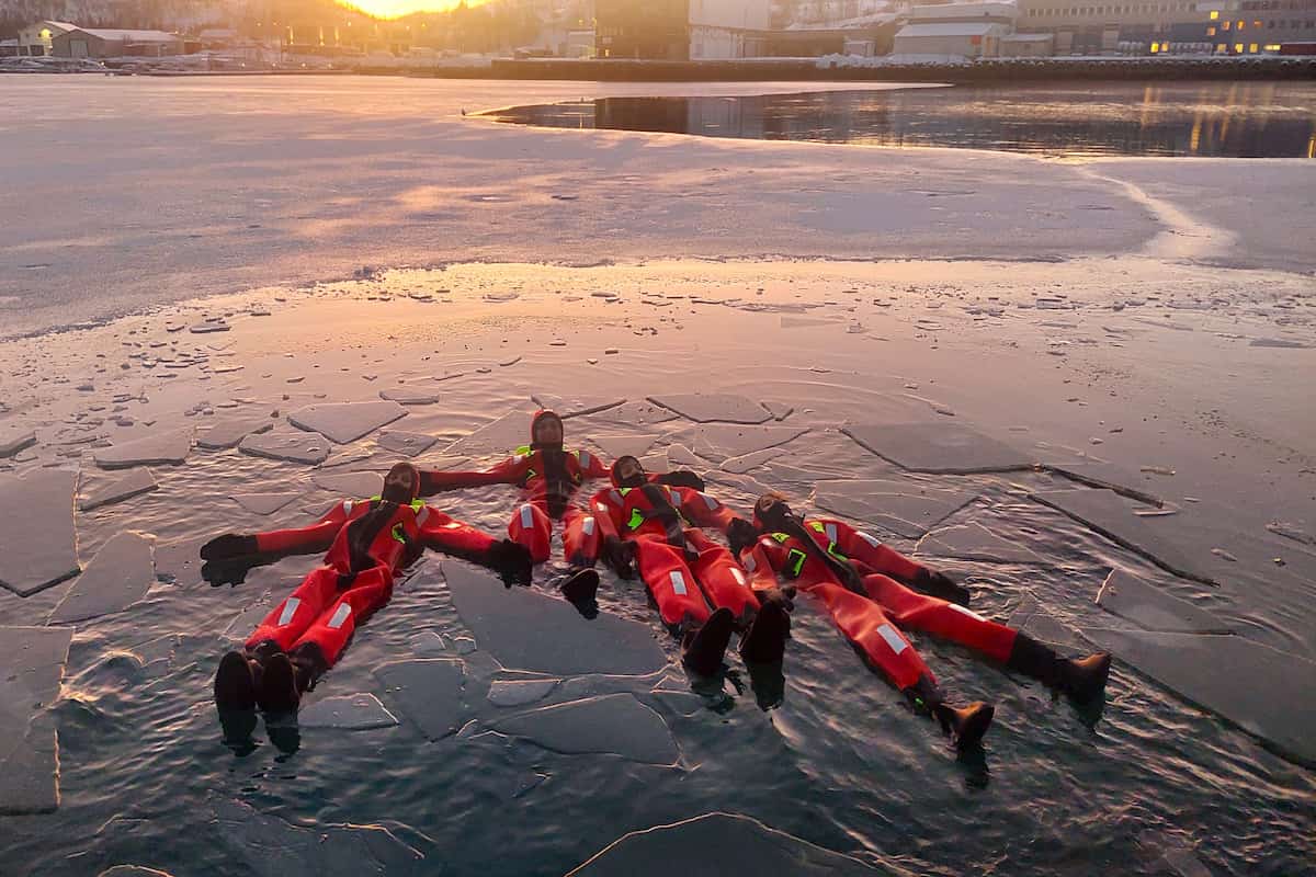 Tromso: Ice Floating in Warm Survival Suit | Arctic Floating