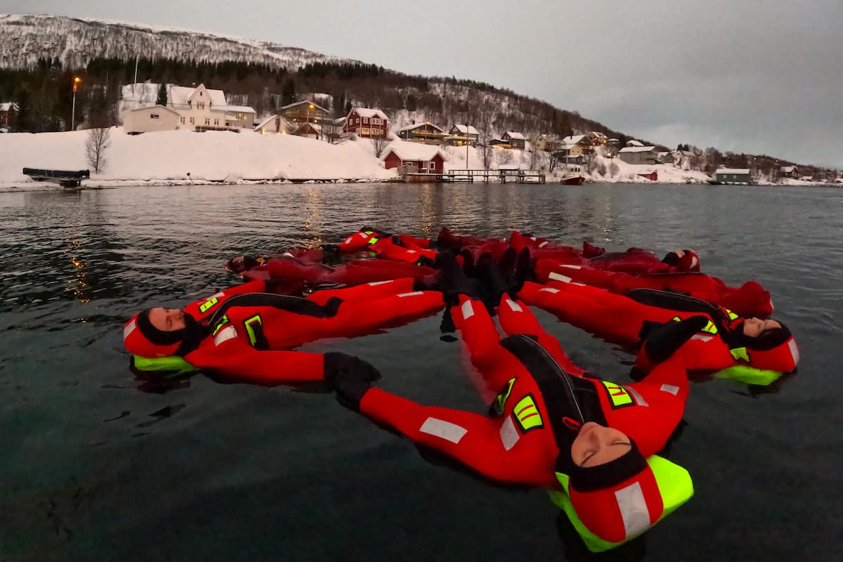 Tromso: Ice Floating in Warm Survival Suit | Arctic Floating